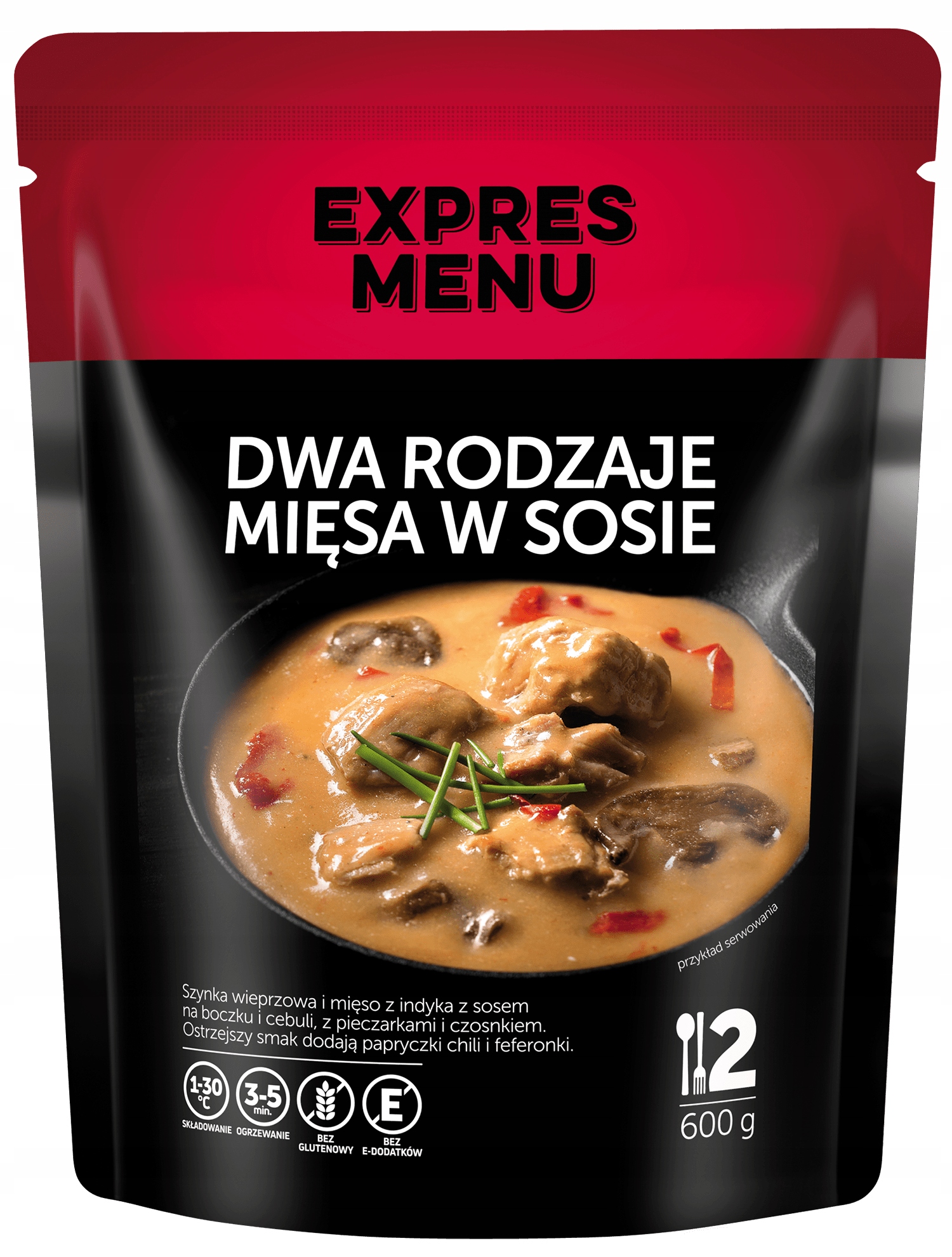EXPRES MENU Dwa rodzaje mięsa w sosie 600 g (8594043790254) • Cena ...