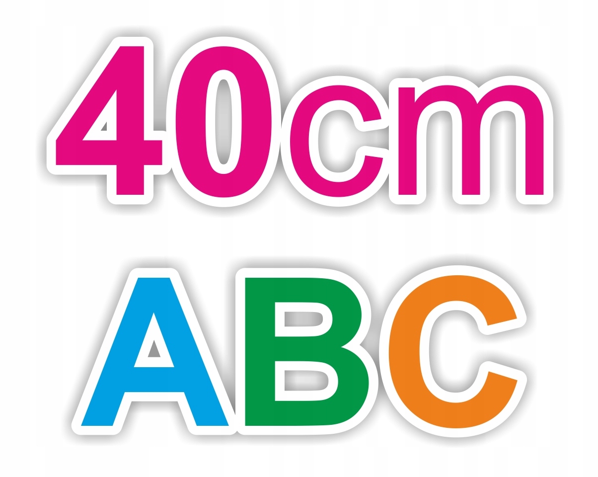 40 cm LITERY CYFRY SAMOPRZYLEPNE NAPISY NAKLEJKI • Cena, Opinie ... 40 cm LITERY CYFRY SAMOPRZYLEPNE NAPISY NAKLEJKI • Cena, Opinie ...