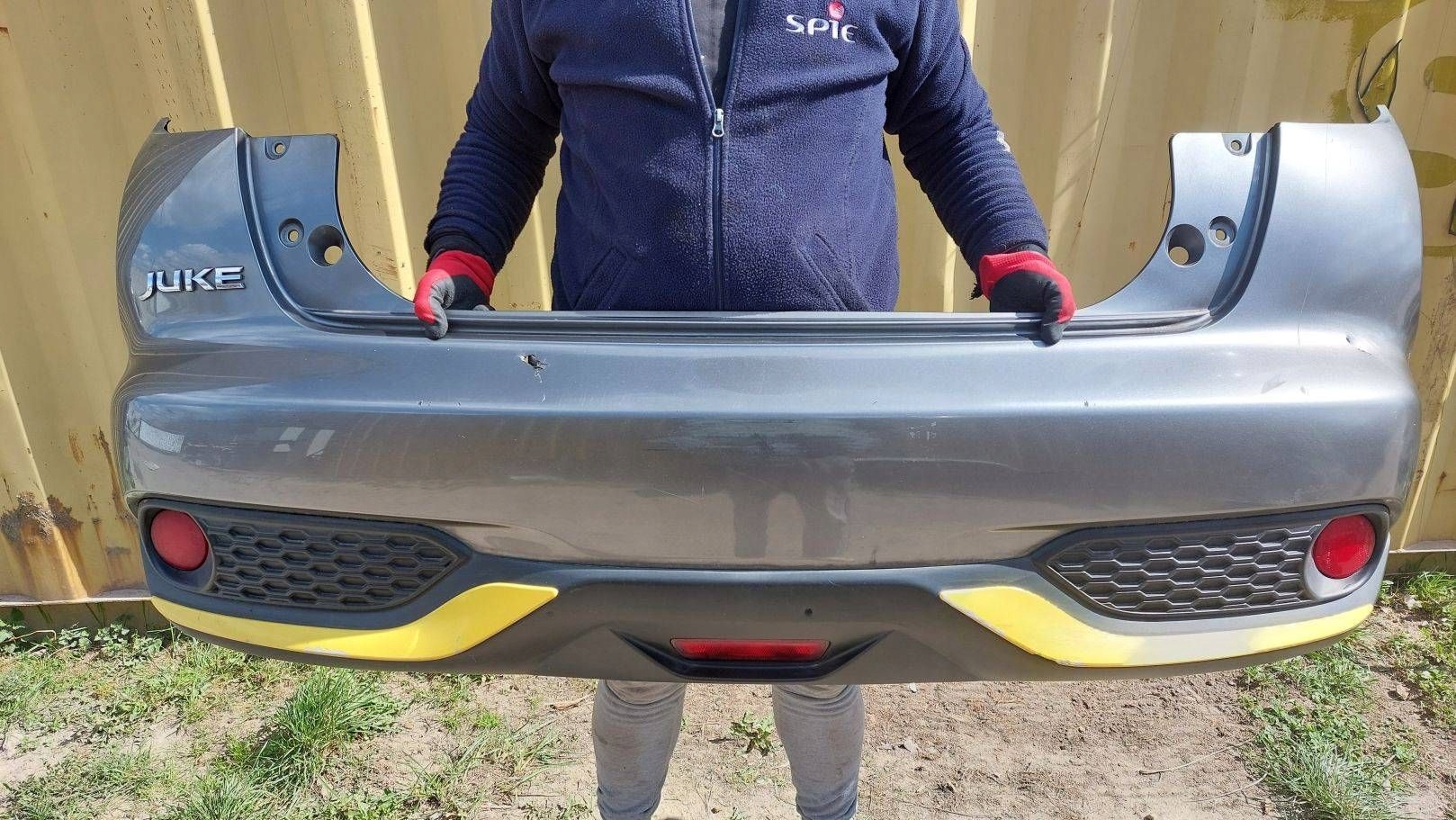 NISSAN JUKE I F15 LIFT 2014-2019 ZDERZAK TYŁ TYLNY KOMPLETNY za 699 ...