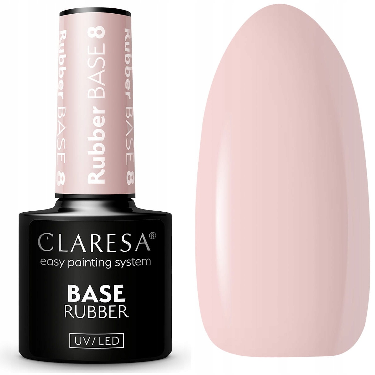 Claresa Baza Rubber 8 hybrydowa do paznokci baza kauczukowa UV/LED ... Claresa Baza Rubber 8 hybrydowa do paznokci baza kauczukowa UV/LED ...