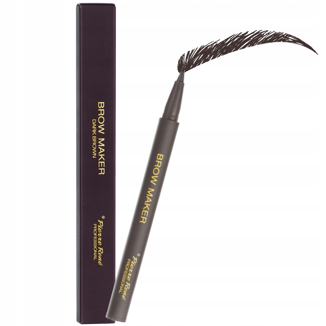 Pierre Rene Brow Maker pisak do brwi Dark Brown 0.5g (3700467850039) • Cena, Opinie • Makijaż ...