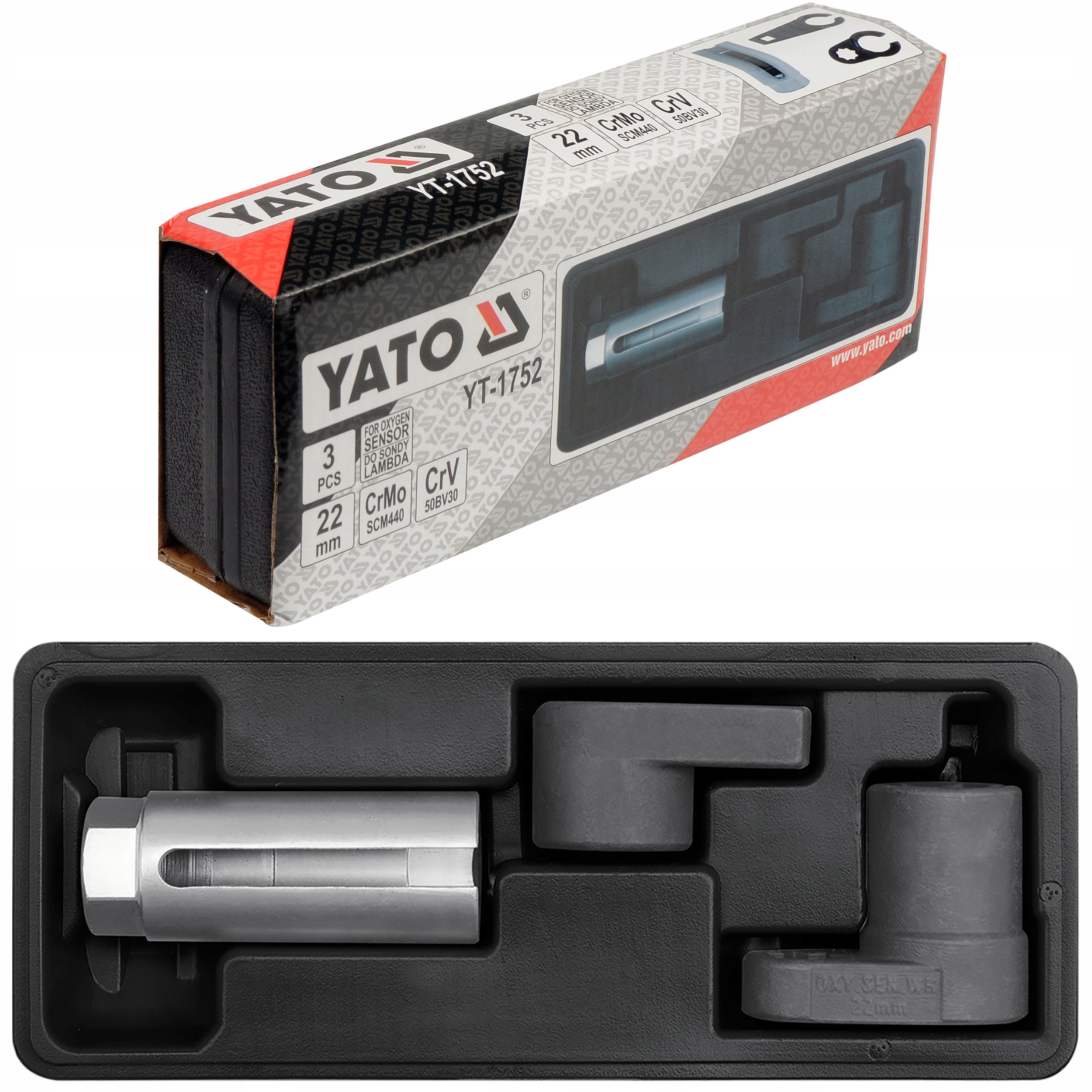 Klucze nasadowe do sondy lambda 22mm Yato YT-1752 5906083917523 za 39.99PLN z Wrocław - Allegro ...