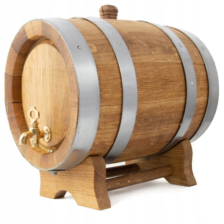 BECZKA DĘBOWA 3L na alkohol whisky prezent (5905325009262) • Cena ...