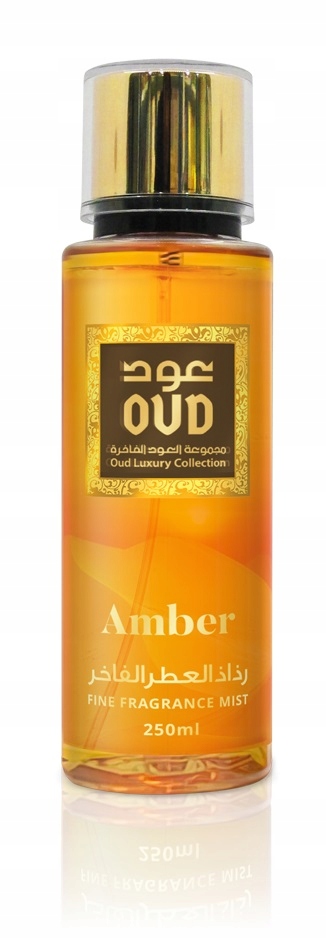 OUD LUXURY FINE FRAGRANCE MIST AMBER 250ML TĚLOVÝ SPREJ ARABSKÝ Z ...