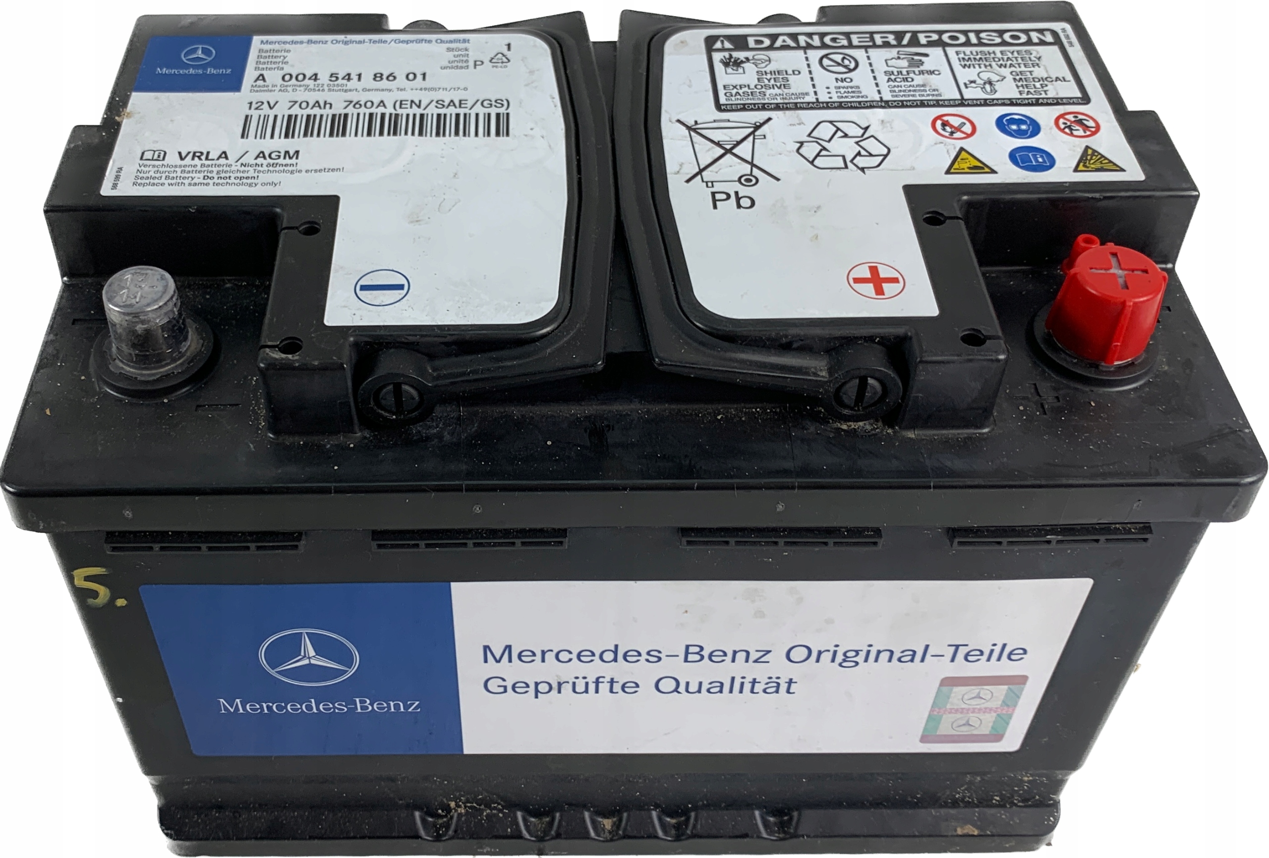 MERCEDES AKUMULATOR A0045418601 12V 70AH 760A 2014 A0045418601 INDEX5 ...