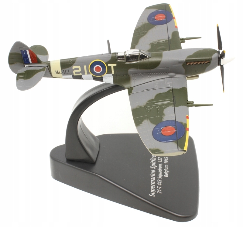 SPITFIRE Mk.IXe 443 SQN RCAF BELGIUM 1945 - OXFORD 1/72 metal • Opinie ...