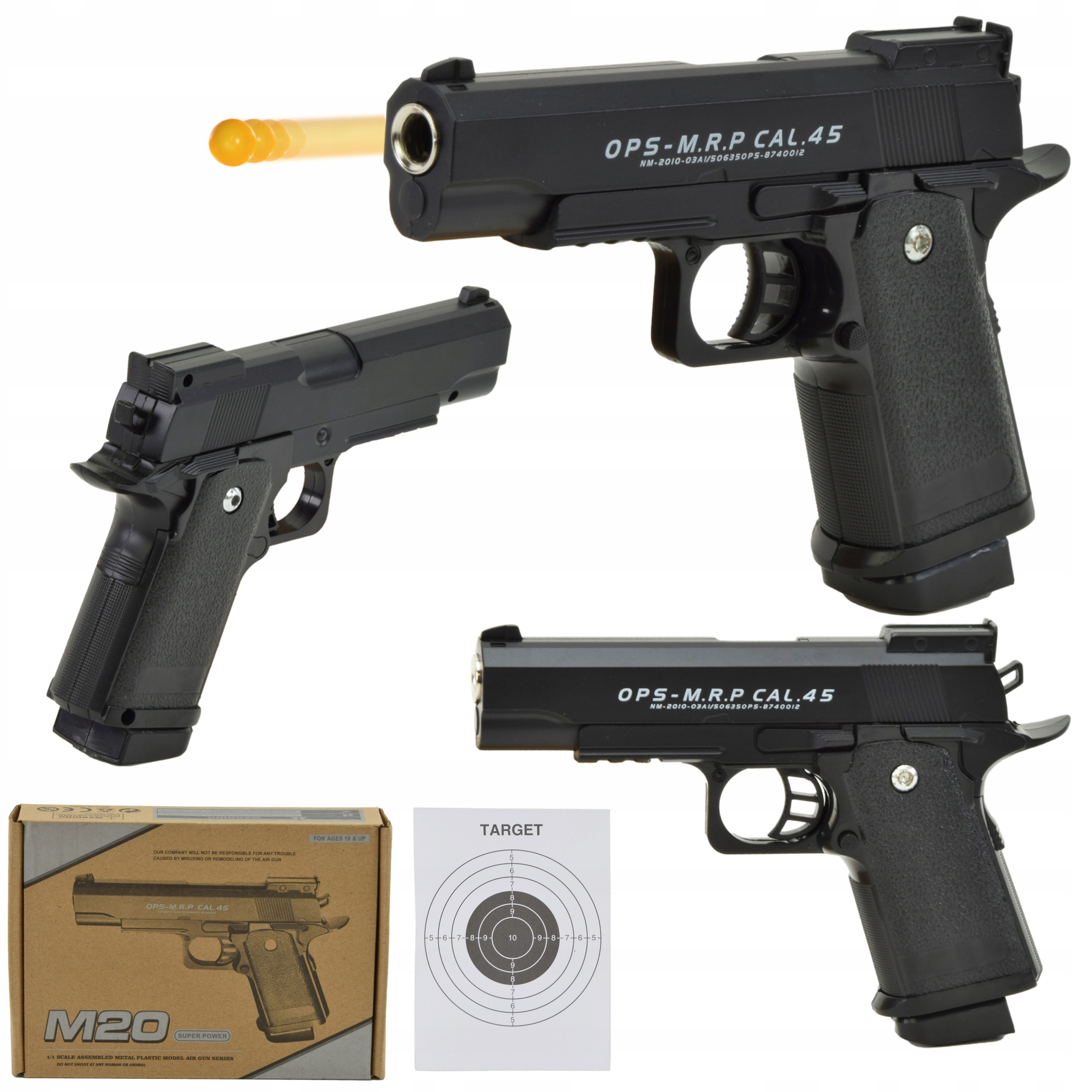 PISTOLET ASG NA KULKI METAL BROŃ REPLIKA KARABIN 12838035100 - Allegro.pl