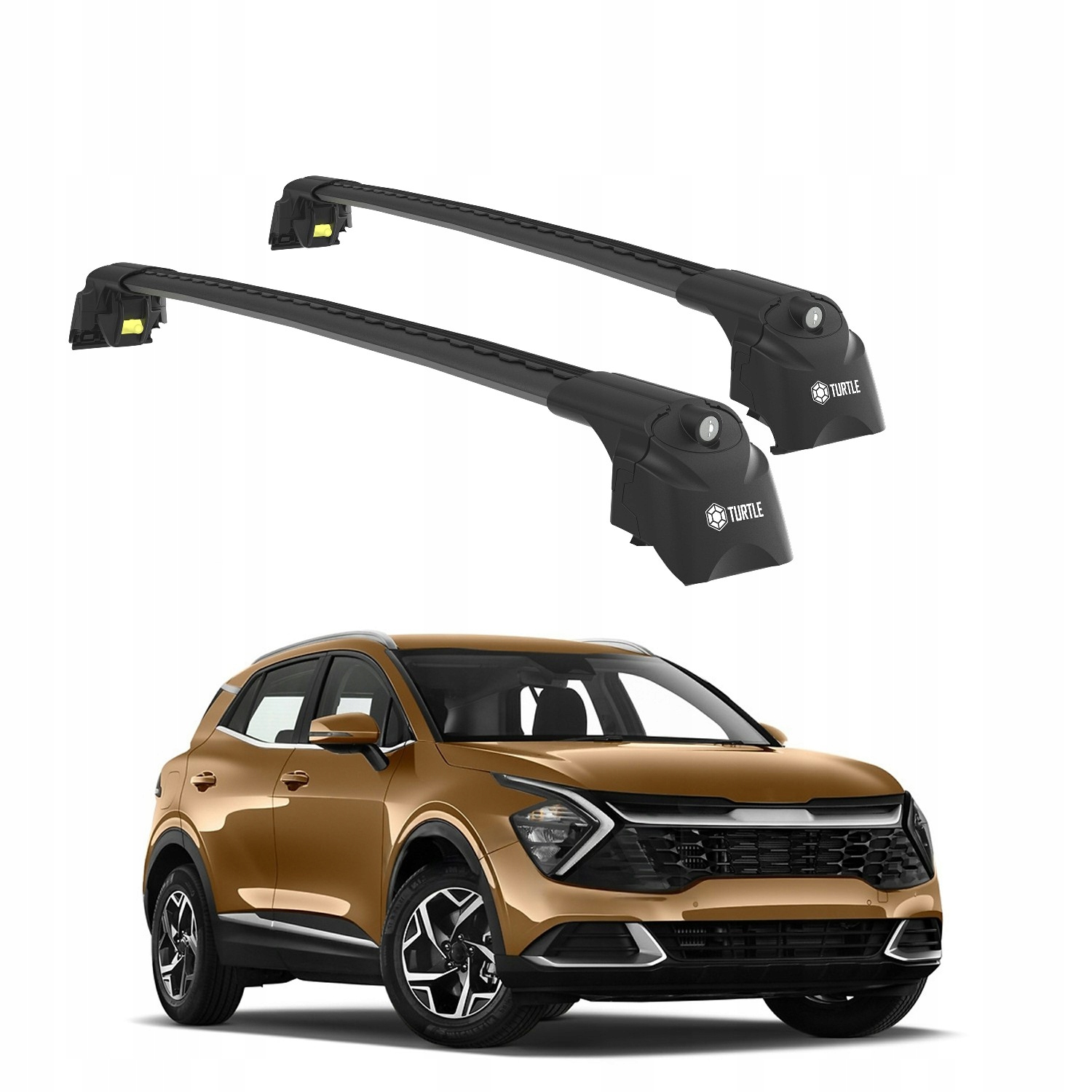 TURTLE BAGAŻNIK DACHOWY AIR-2 do KIA SPORTAGE NQ5 2022 2023 2024 Czarny 8682518028770 za 766 ...