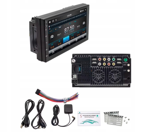 Radio samochodowe 9212B 7", dotykowy ekran, android, bluetooth, kamera ...
