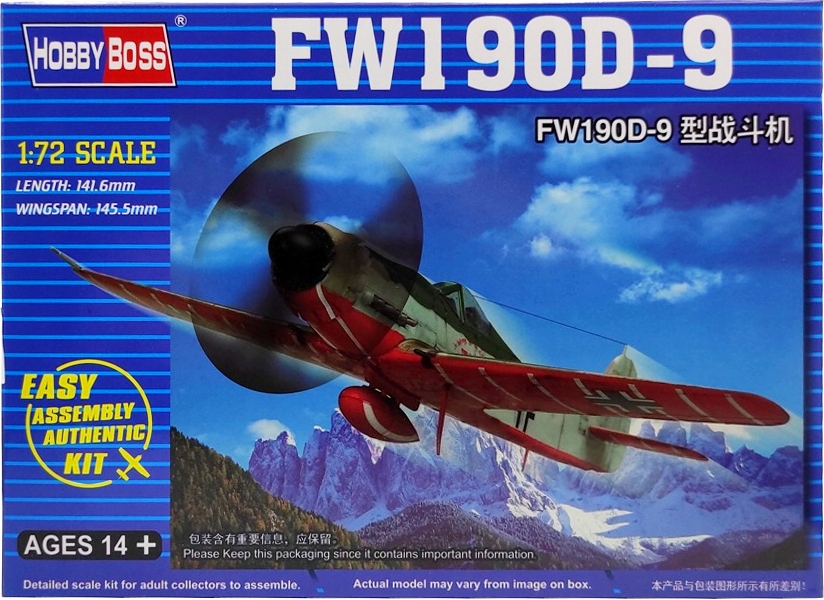 HOBBY BOSS Focke Wulf FW 190D-9 (6939319202284) • Cena, Opinie ...