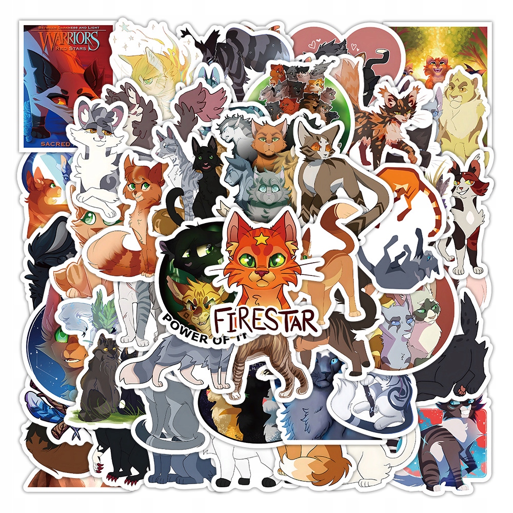 100 Pcs Wojownicy Koty Książki Anime Gra Dekoracy w Gadżety ... 100 Pcs Wojownicy Koty Książki Anime Gra Dekoracy w Gadżety ...
