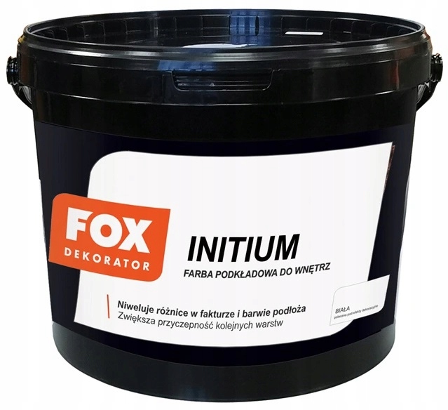 Fox Dekorator Initium farba podkładowa biała 5 l (5905400359428) • Cena, Opinie • Farby ...