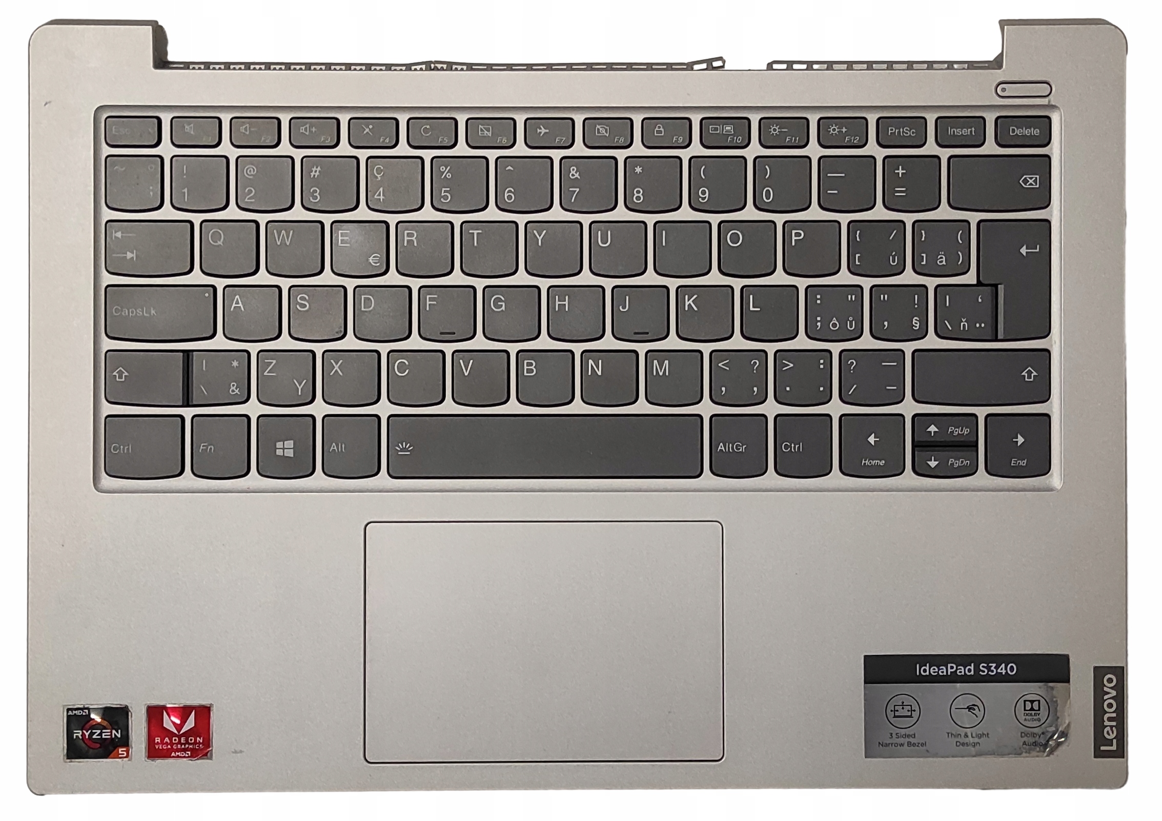 PALMREST KLAWIATURA topcase obudowa LENOVO IdeaPad S340-14IWL LED w Strzelce Opolskie - Sklep ...