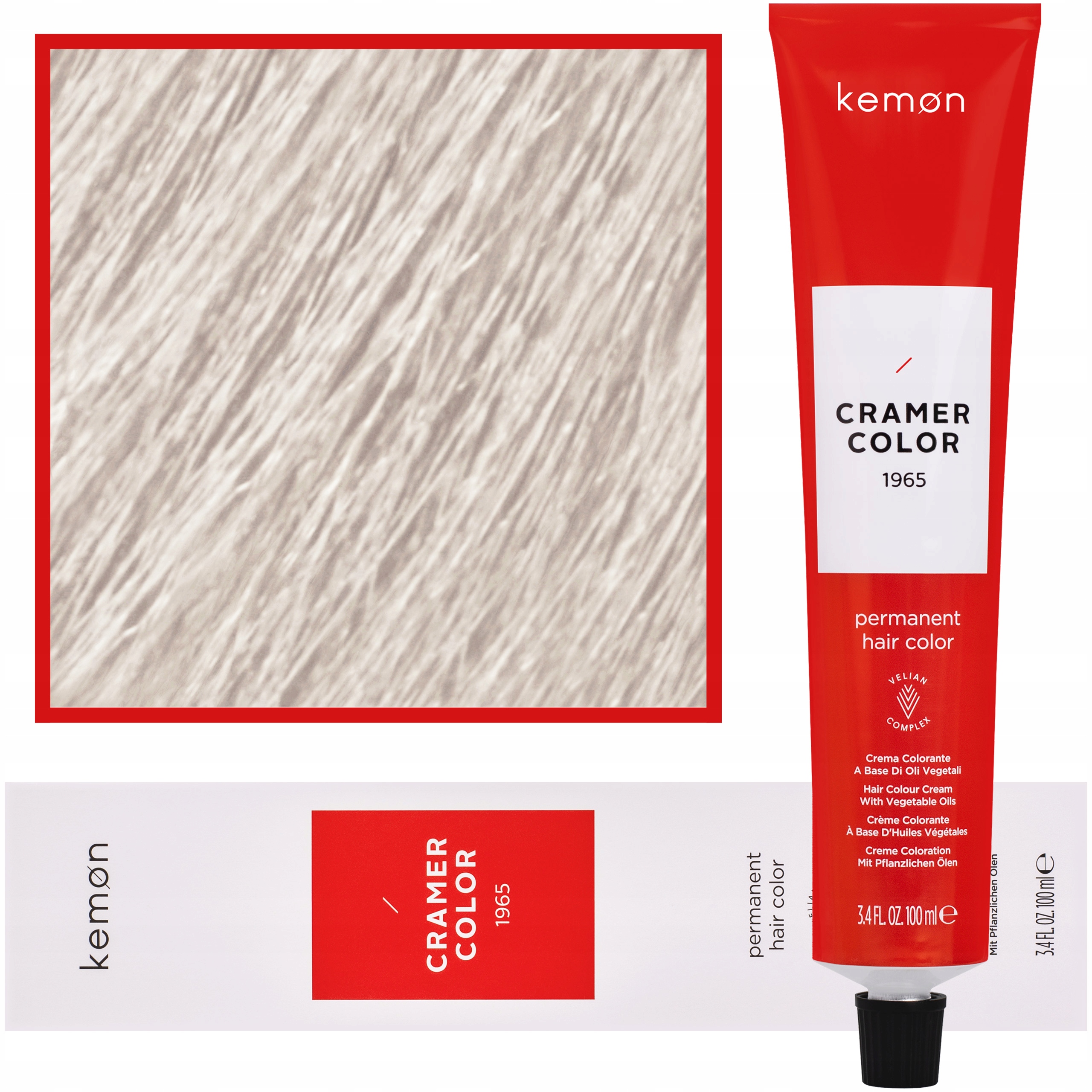 KEMON Cramer Color 100ml farba do włosów 1008 • Cena, Opinie - Allegro