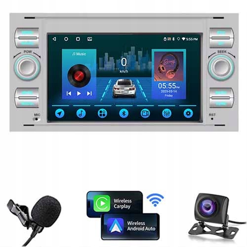 ANDROID AUTÓRÁDIÓ FORD KUGA C-MAX S-MAX GALAXY TOURNEO FUSION CONNECT ...