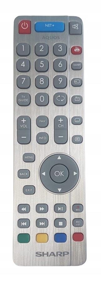 Pilot do telewizora SHARP AQUOS RADIOWY YouTube - Sklep, Opinie, Cena w ...
