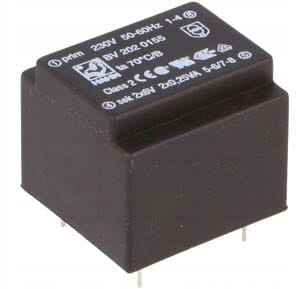 TZZB6-12 Transformator zalewany 6VA, 12V - 0.5A HAHN - Sklep, Opinie, Cena w Allegro