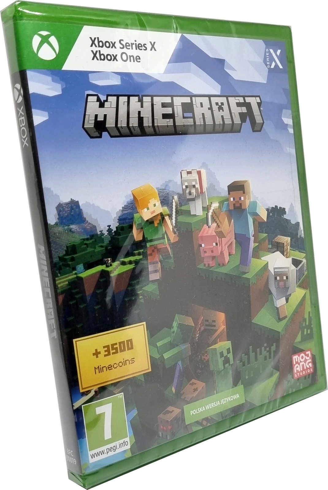 Microsoft Gra Xbox One/Xbox Series X Minecraft+ 3500 Minecoins - Stan ...