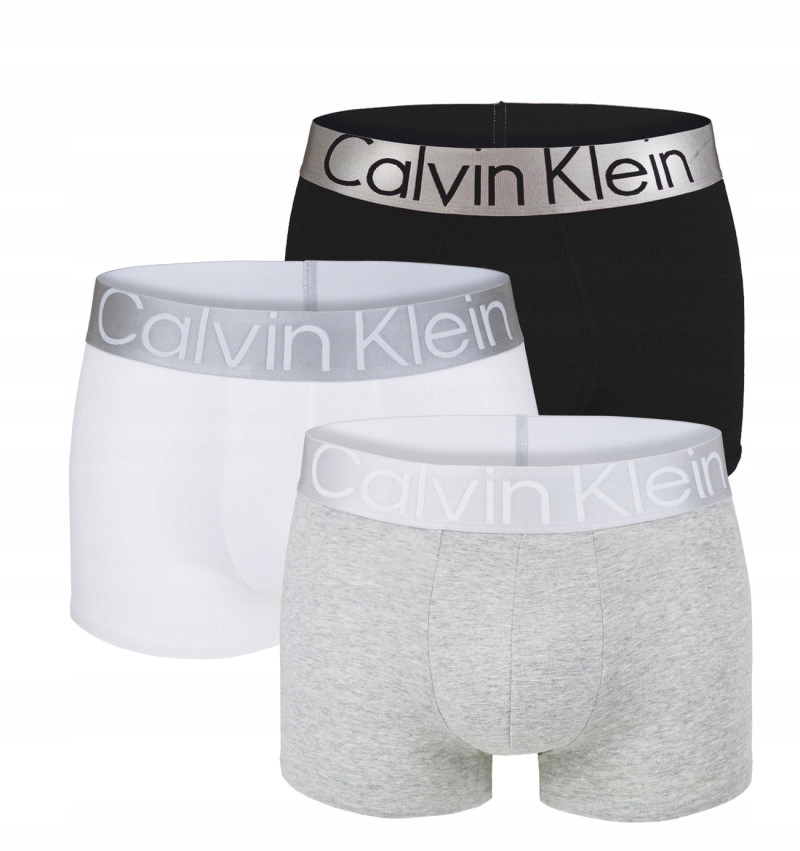 CALVIN KLEIN STEEL COTTON BOKSERKI 3P NB3130A MP1 M (8719855389919 ...