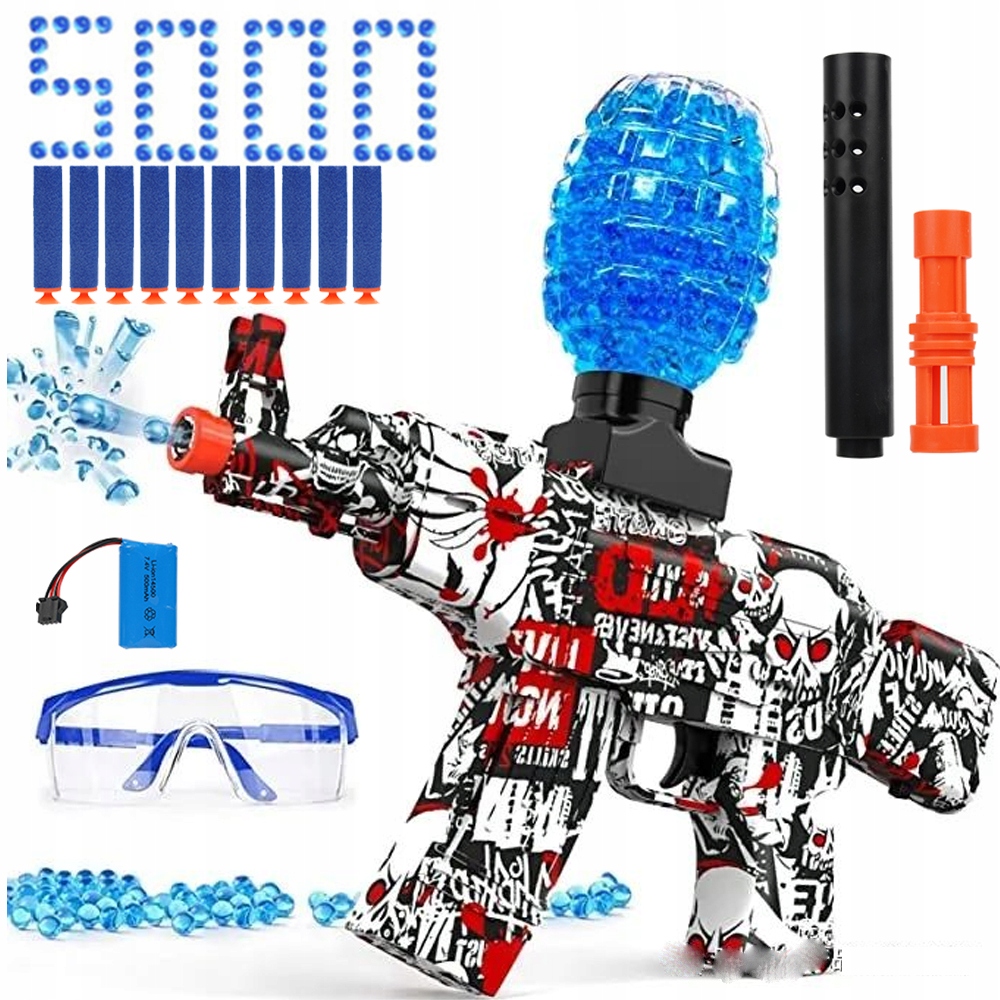 PISTOLET ELEKTRYCZNY GLOCK GEL BLASTER 5000 K 17084338285 - Allegro.pl