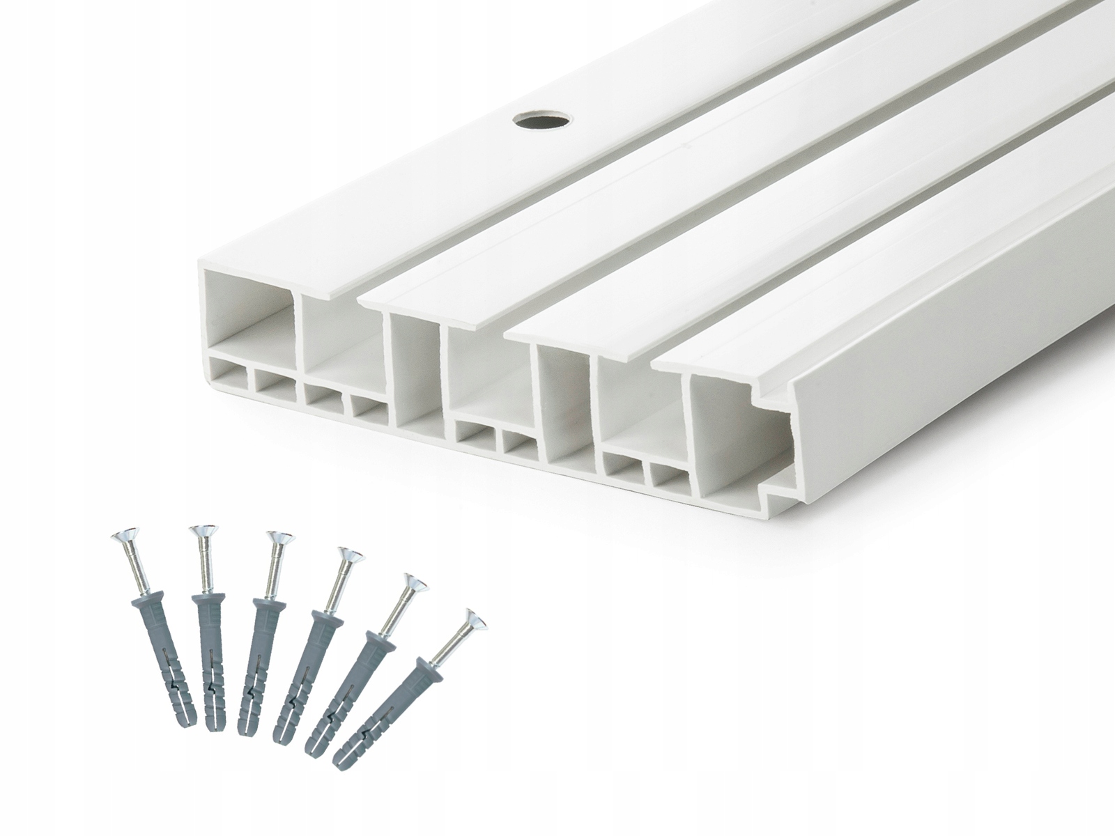 garnýž Stropní PVC 3-kolejnice 150cm za 268 Kč - Allegro