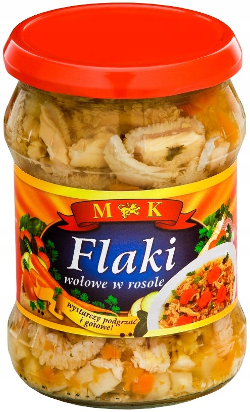 MK flaki wołowe w rosole 500g gotowe danie słoik (5904947609324) • Cena ...