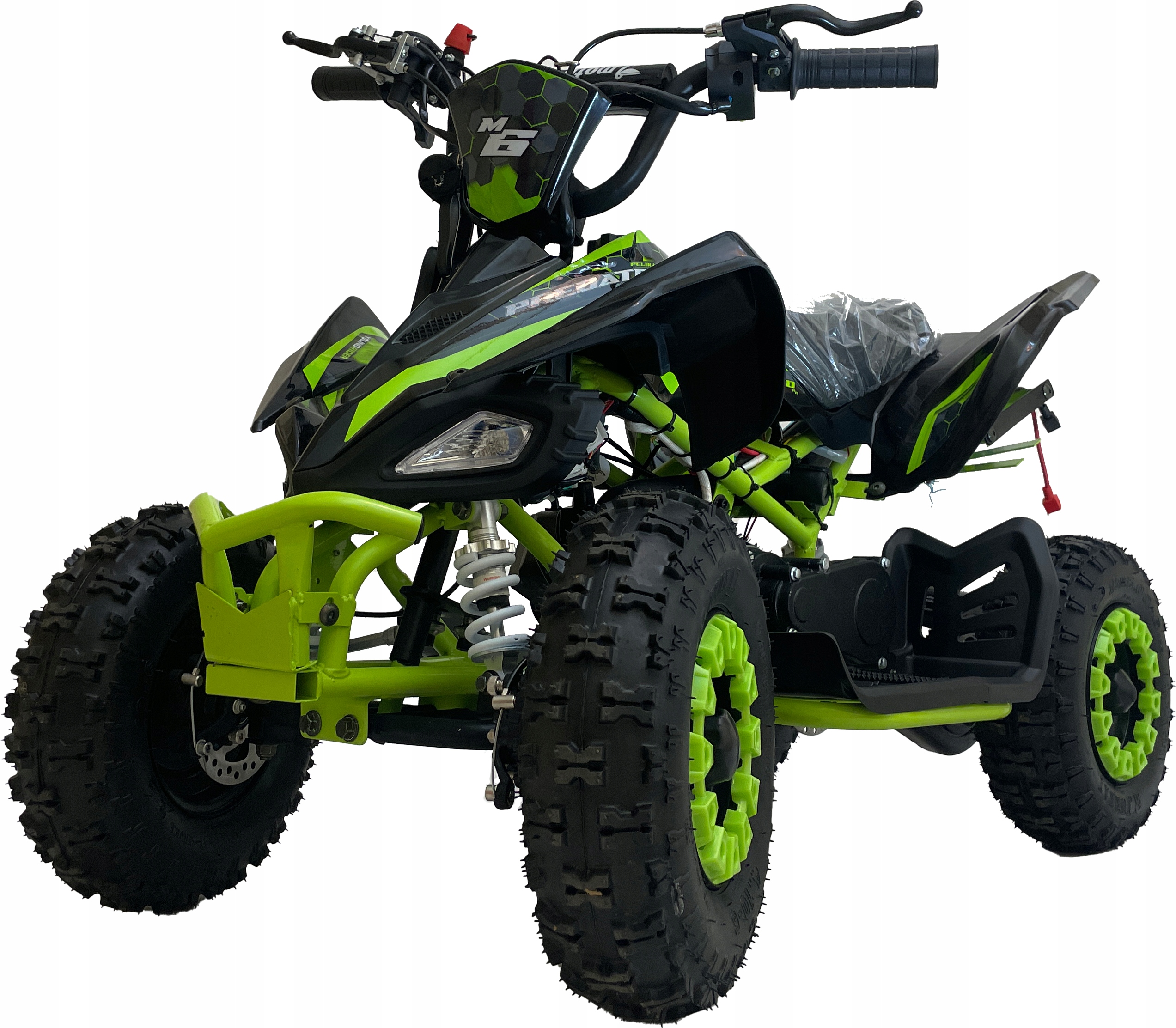 MINI QUAD SPALINOWY DLA DZIECI // PREDATOR // DUŻE KOŁA REGULACJA ...