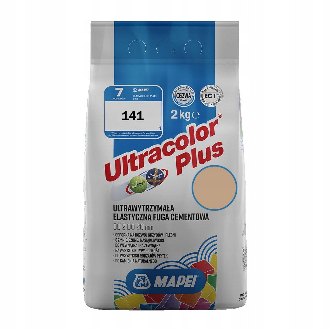 141 ULTRACOLOR SPOINA KARMEL 2KG MAPEI (8022452103896) • Cena, Opinie ...