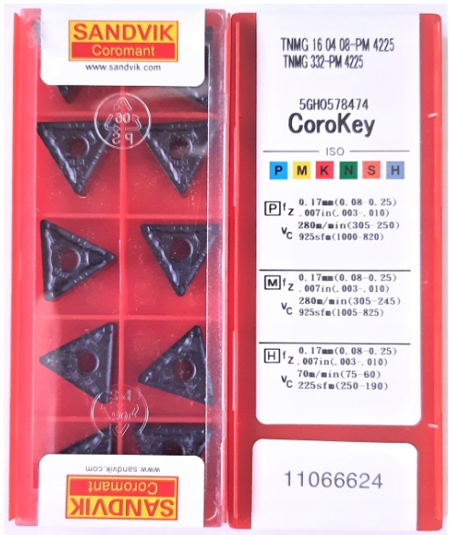 Płytki TNMG 160408 PM 4225 SANDVIK (11) • Cena, Opinie • Płytki wieloostrzowe 12559071065 • Allegro