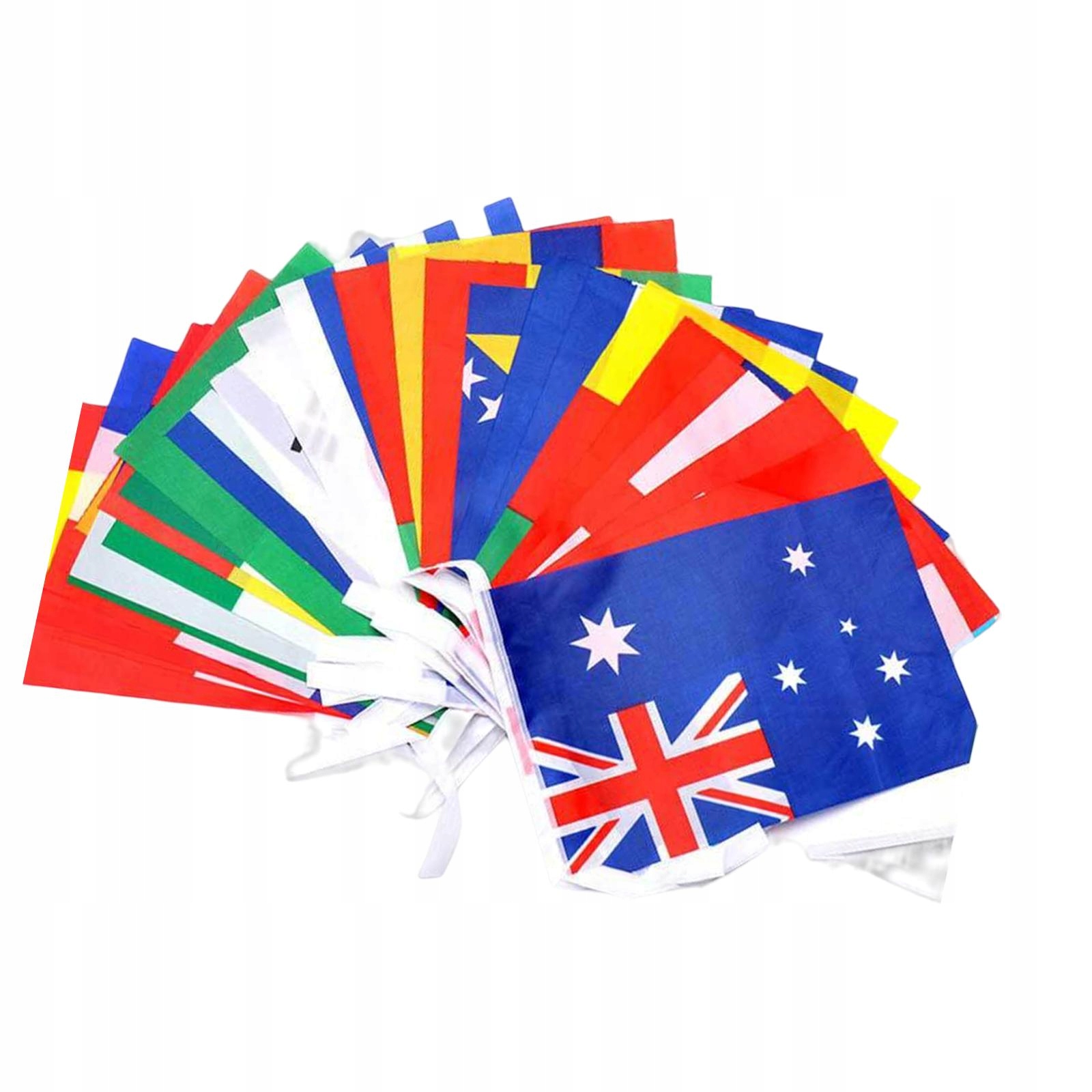 32 Flagi String Flag Bunting Banner Wisząca Flaga (0788303155893 ...