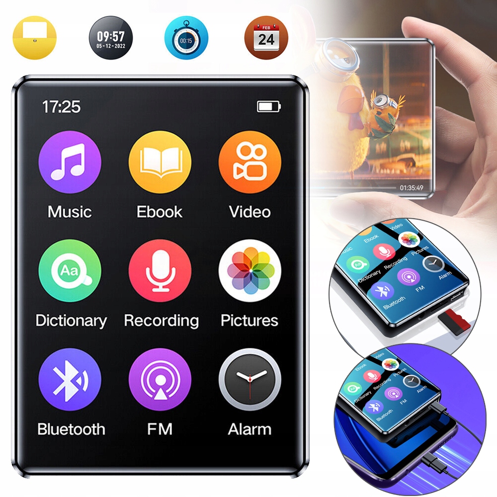 MP3 PŘEHRÁVAČE MP4 BLUETOOTH HUDEBNÍ PŘEHRÁVAČ PRO BĚH, FM RÁDIO za 656 ...