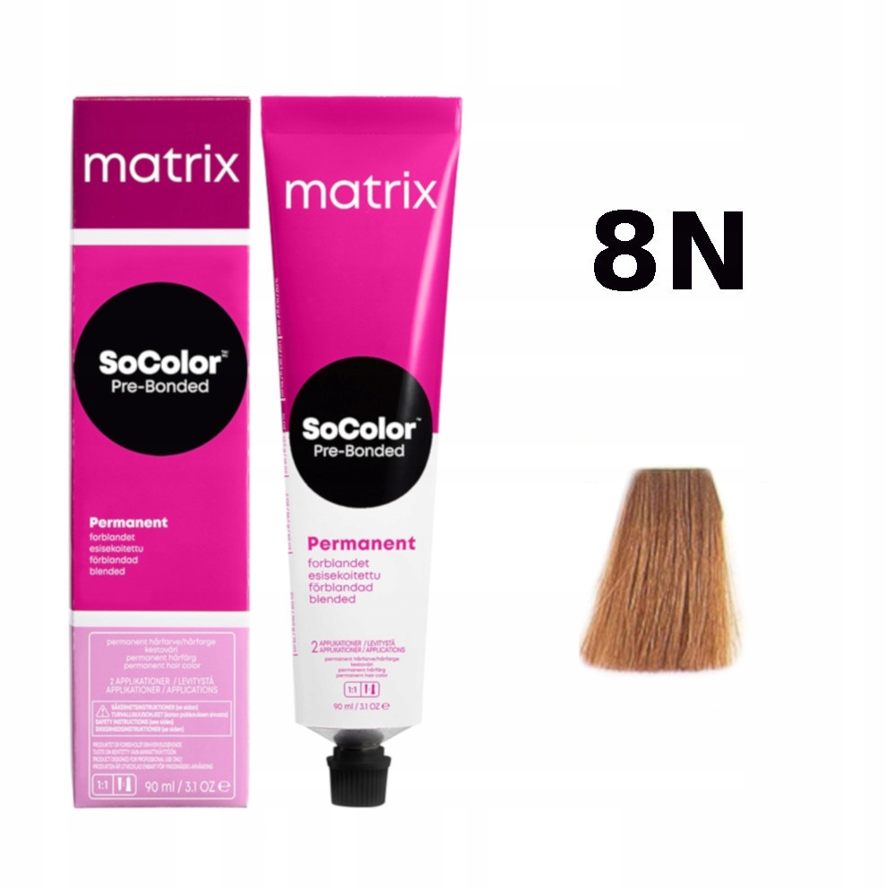 Matrix Socolor Pre-bonded farba 8N 14220094683 - Allegro.pl