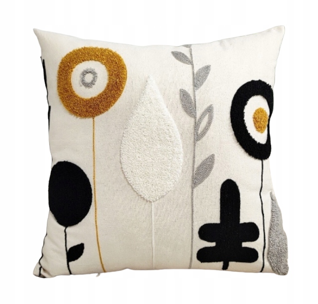 POSZEWKA NA PODUSZKĘ BOHO KOLOROWA 45X45 WIOSENNA PREMIUM • Opinie - Allegro