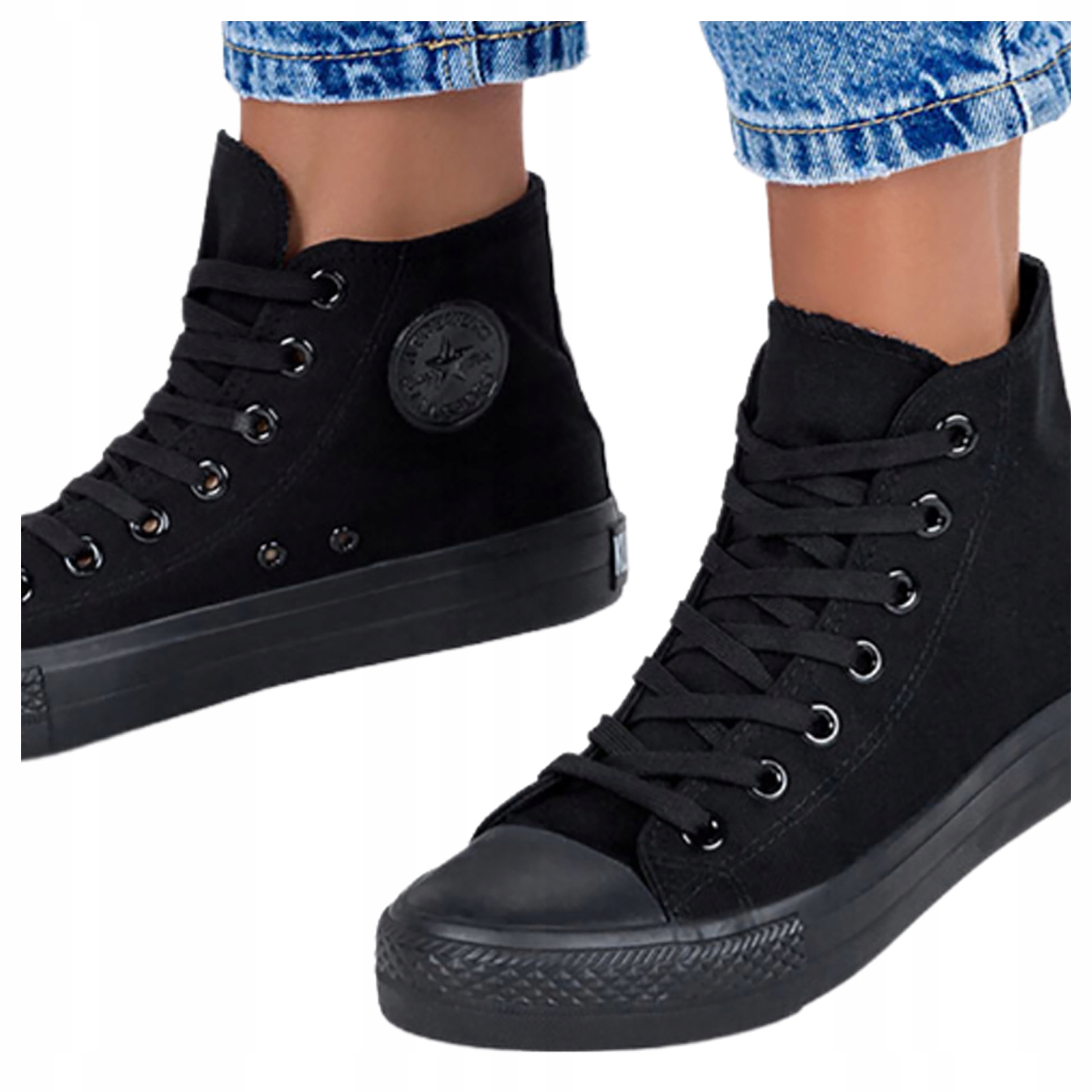 TENISÓWKI BUTY TRAMPKI SPORTOWE LEKKIE WYSOKIE 40 • Cena, Opinie ...