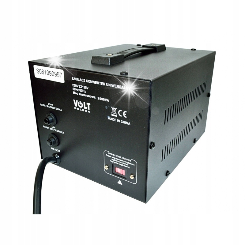 ZASILACZ KONWERTER TRANSFORMATOR 230V 110V 2000W S - Sklep, Opinie, Cena w Allegro