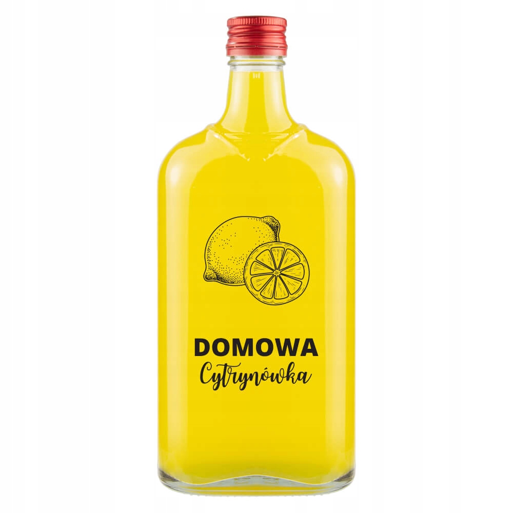 Butelka KLASYK 500ml z nadrukiem DOMOWA CYTRYNÓWKA 13214889340 - Allegro.pl