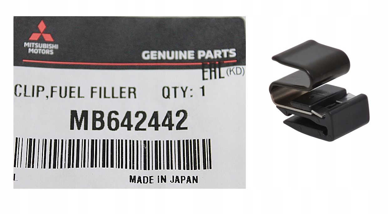 MITSUBISHI OE ZATRZASK SPINKA ZACISK WLEWU PALIWA PAJERO L200 OUTLANDER ...