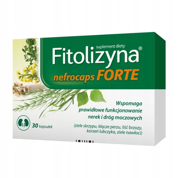 Fitolizyna Nefrocaps Forte kamica i drogi moczowe (5902614121025 ...