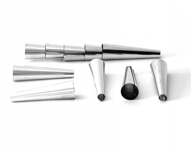 Foremki do rurek z kremem rurki duże 12 cm 10 sztuk (5907784478054 ...