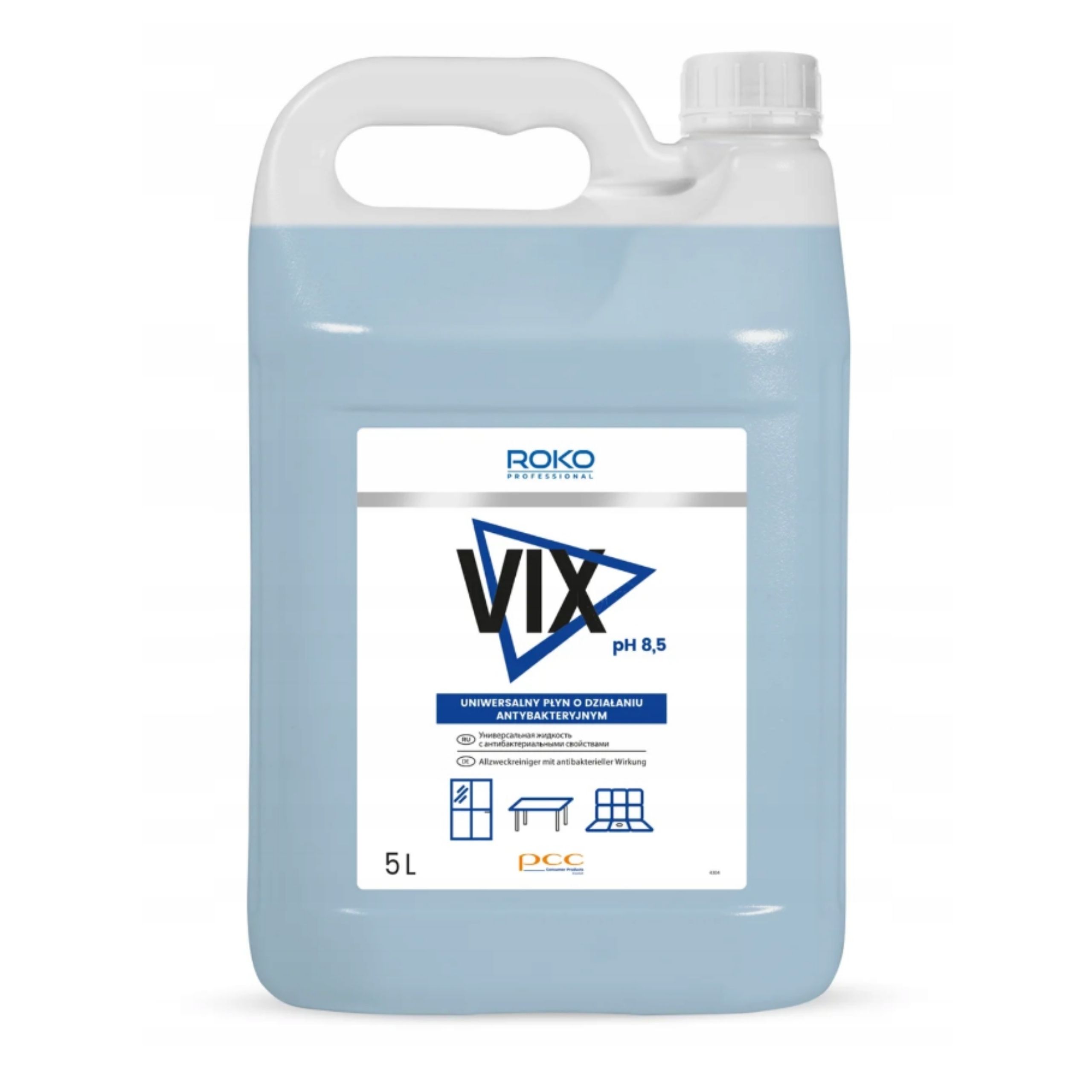 Dezinfekční přípravek Roko VIX pH 8,5 tekutý 5l – koncentrát pro ...
