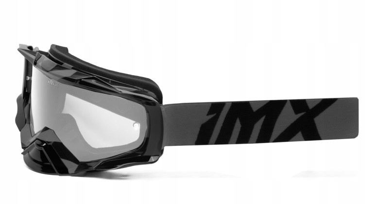 Gogle offroadowe IMX Racing Dust Grey Gloss/Black Szyba Dark Smoke ...