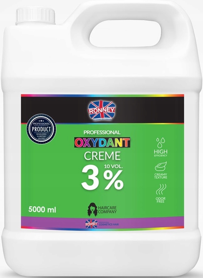 Ronney Woda Utleniona Kremowy Oxydant 3% 5000ml (5060589157248) • Cena, Opinie • Koloryzacja ...