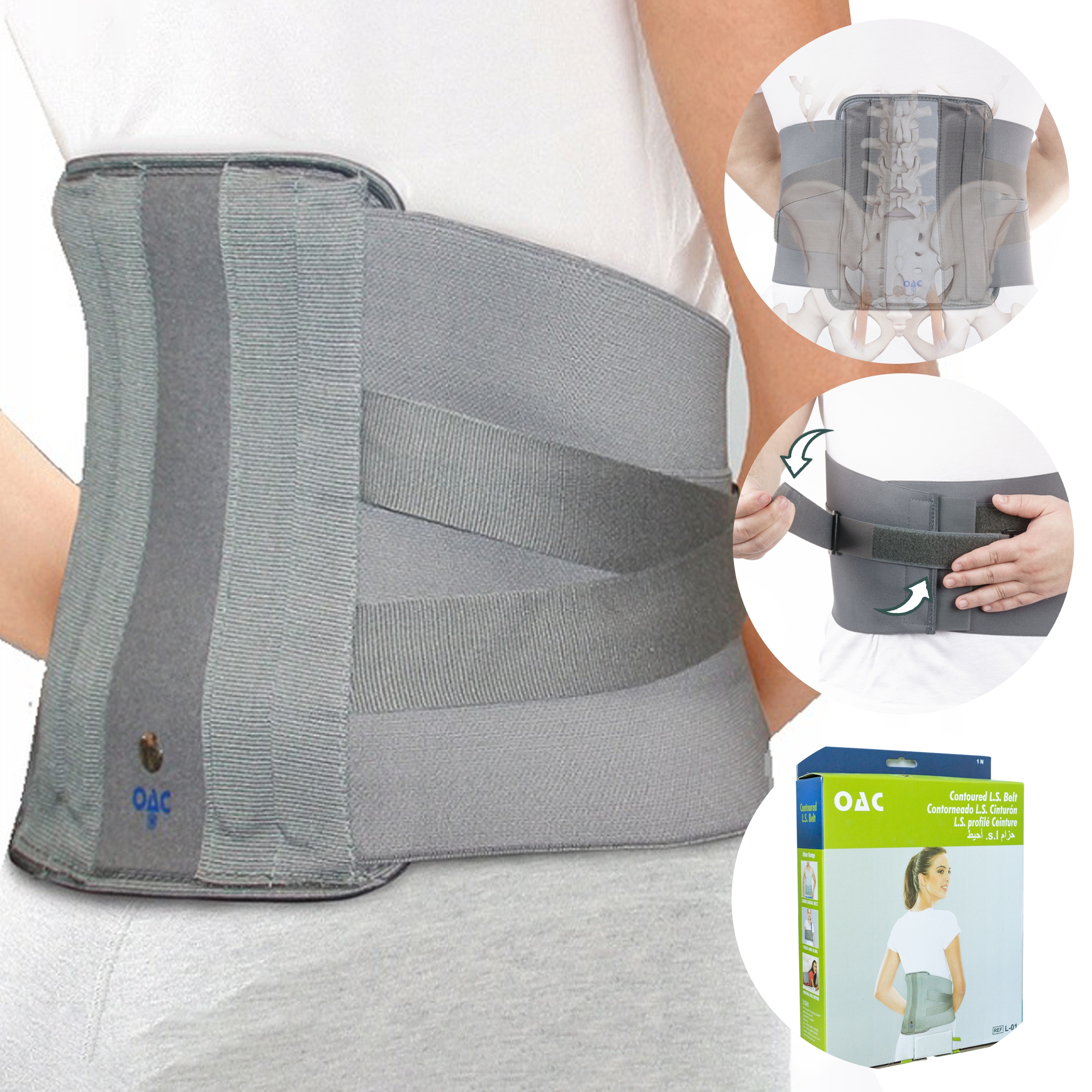 Orteza lędźwiowo-krzyżowa Tynor L01 rozmiar XL (8903424142085) • Cena ...