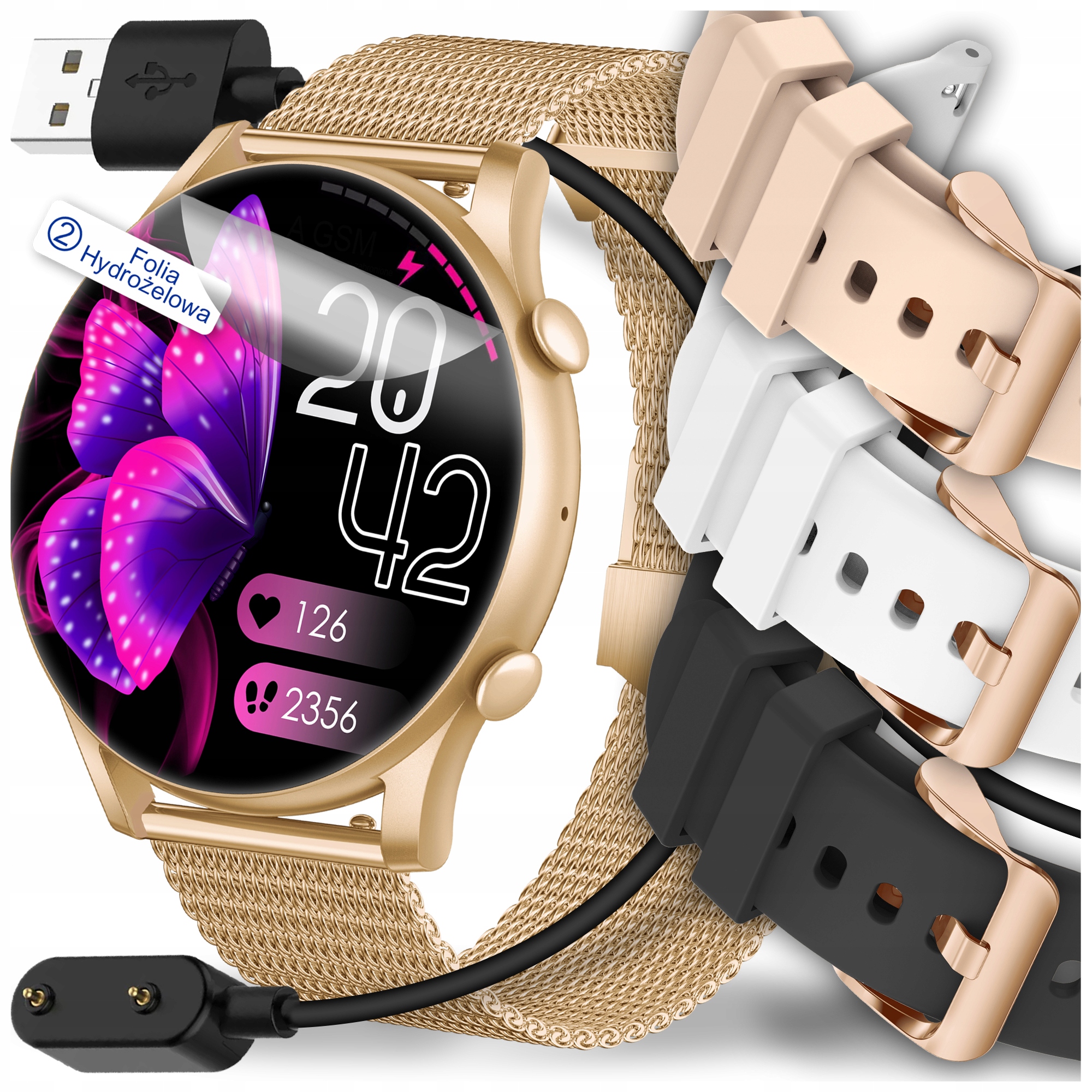 Smartwatch Zegarek Damski Wodoodporny - Niska cena na Allegro.pl