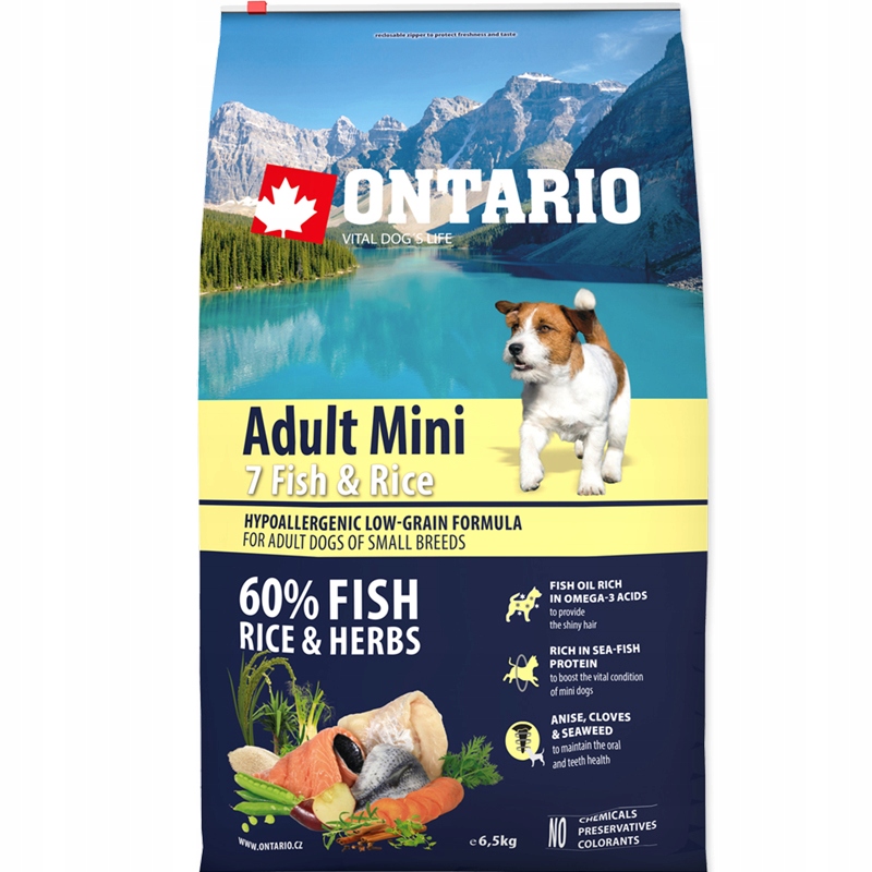 Ontario Adult Mini Fish Ryba 6,5kg 8424940979 - Allegro.pl