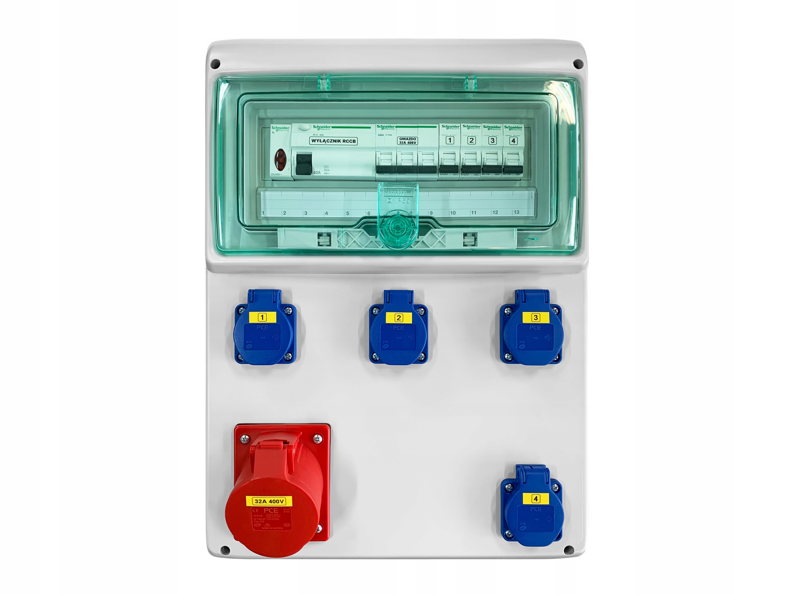 Rozdzielnica Schneider Electric 400 V IP65 32 A (3303430131687) • Cena, Opinie 13405941676 • Allegro