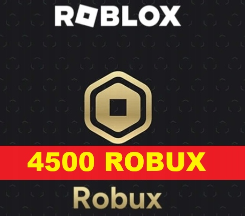 ROBLOX 4500 ROBUX 4.5K ROBUXY GAMEPASS GP 4.500 RB za 1058.00CZK - Allegro