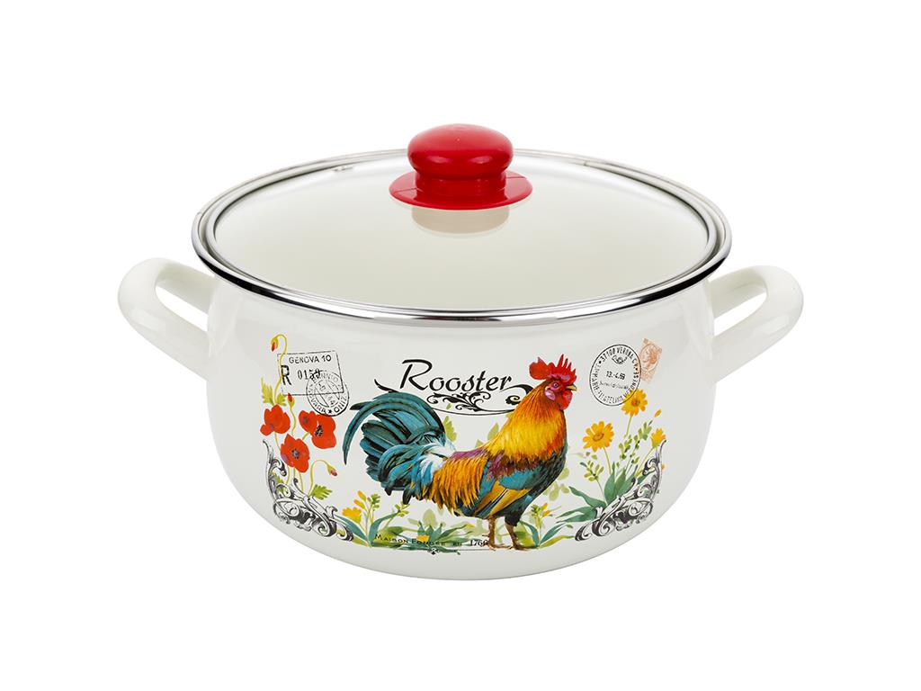 GARNEK EMALIOWANY KOGUCIK EMALIA PLESZEW 18CM 2,9L (5905031328466 ...