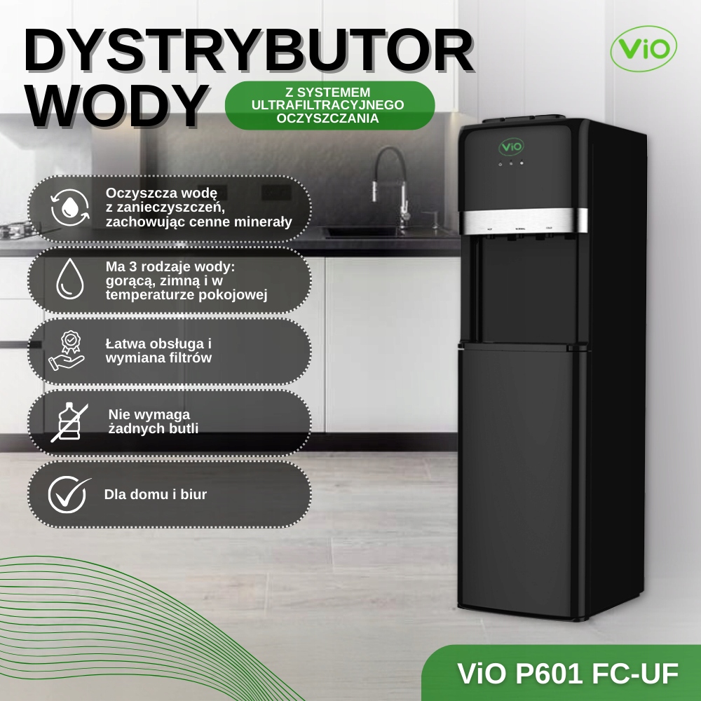 DYSTRYBUTOR PURIFIER WODY VIO P601 FC-UF BLACK - Z FUNKCJĄ ULTRAFILTRACJI - Sklep, Opinie, Cena ...