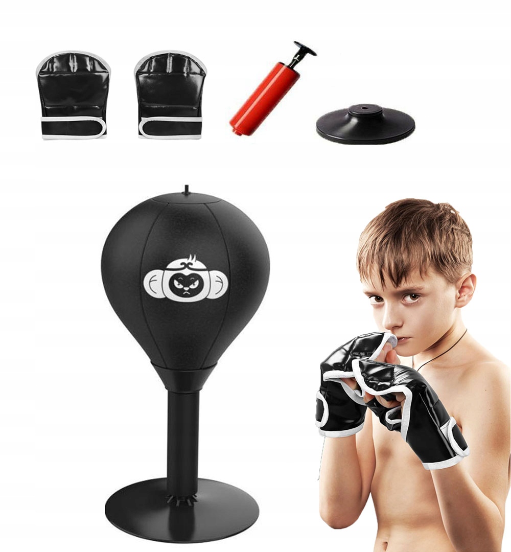 Tréninková hruška Boxovací pytel s odsáváním na dětský stůl - Allegro